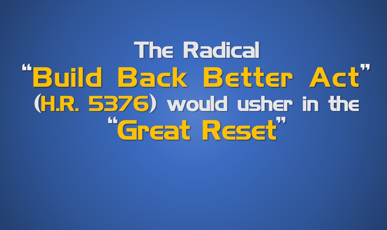 Stop Revived “Build Back Better” Bill